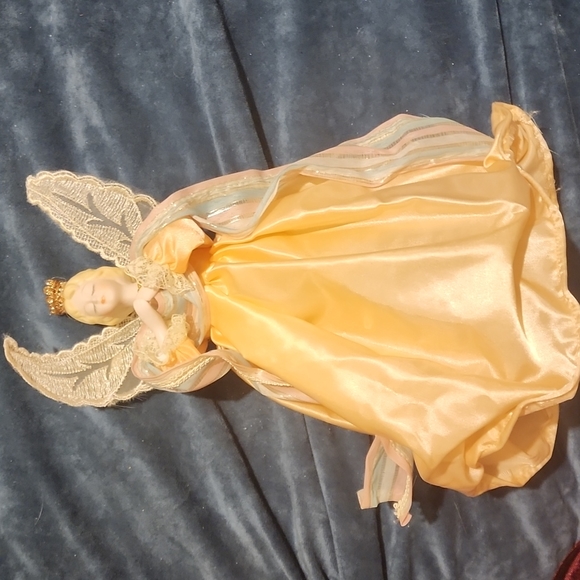 None | Holiday | Vintage Porcelain Angel Tree Topper | Poshmark